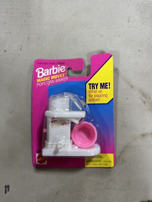 Vintage MAGIC MOVES POPCORN MAKER Wind-Up Barbie Appliance C29 | eBay