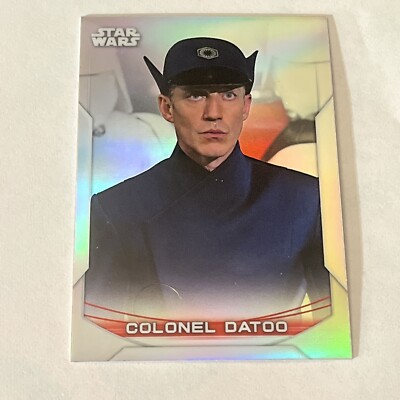 2020 Star Wars Chrome Perspectives Refractor Card #31F Colonel Datoo | eBay
