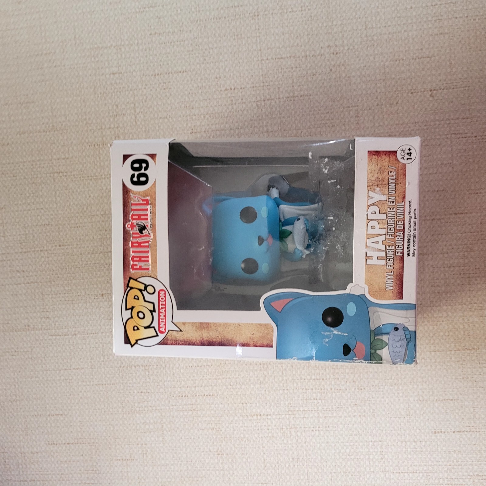 Funko Pop! Vinyl: Fairy Tail - Happy - (Flocked) - FYE (Exclusive) #69 ...