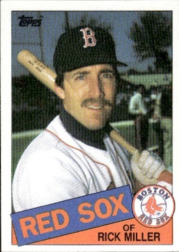 1985 Topps #502 Rick Miller Boston Red Sox Baseball | eBay