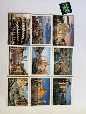 Lot of 17 Vintage Roma Italy Postcards Unused – Colosseum, Vatican ...