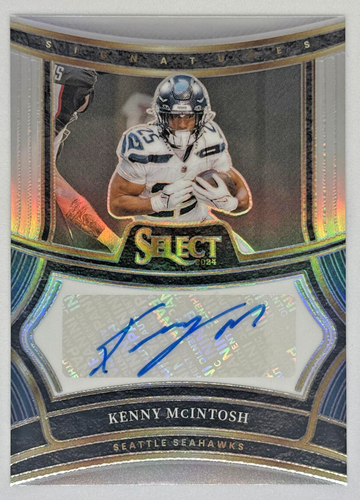 2024 Select KENNY McINTOSH Silver Prizm Signatures Auto /399 | eBay