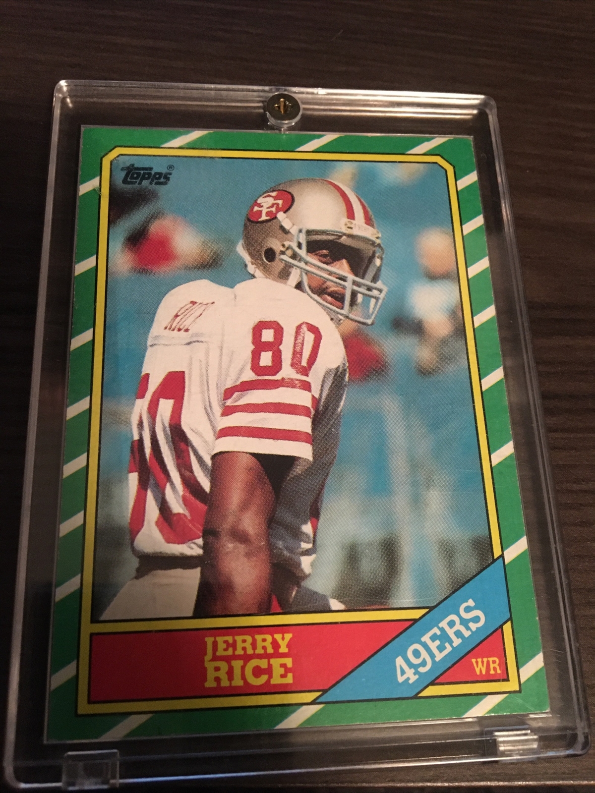 1986 Topps Chewing Gum Jerry Rice Rookie Card | eBay