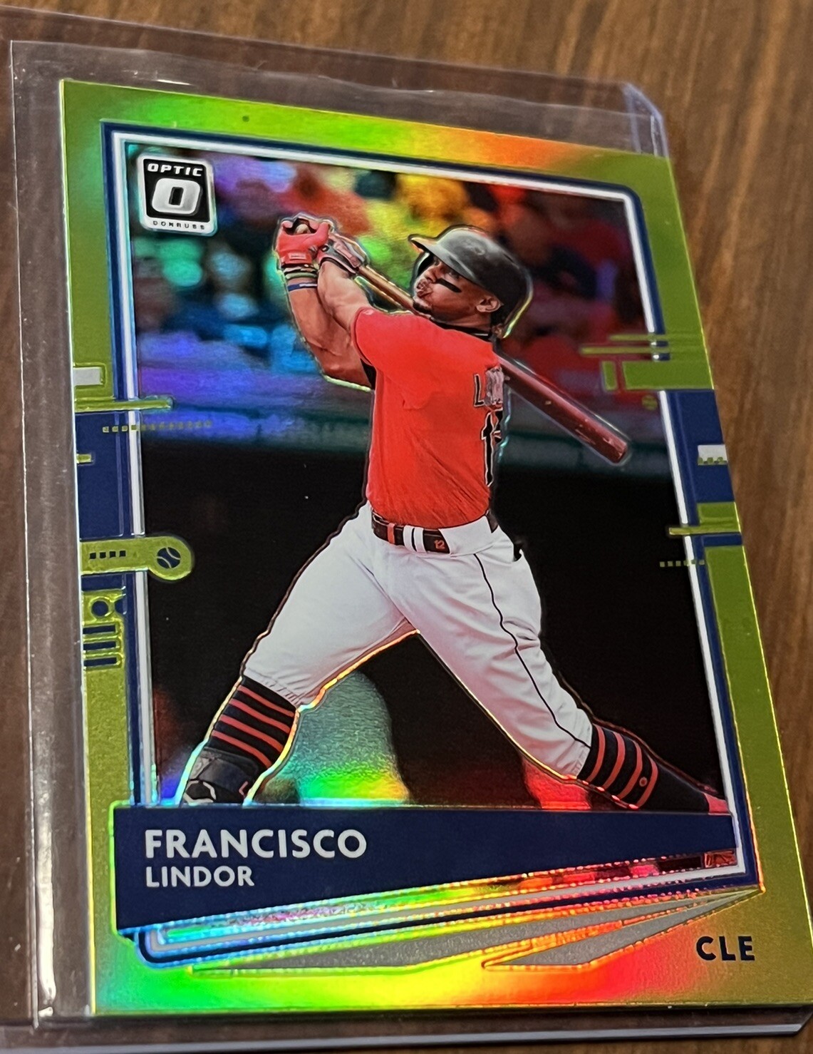 Francisco Lindor 2020 Donruss Optic LIME GREEN # 150 - NY Mets | eBay