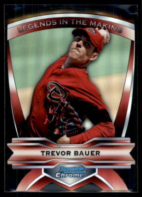 2012 Bowman Chrome LITM Trevor Bauer #LIM-TB Arizona Diamondbacks | eBay