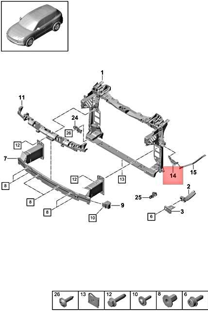 Genuine PORSCHE Cayenne 9YA Bracket Left 9Y0805515C | eBay