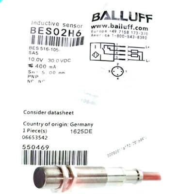 BALLUFF BES 516-105-SA5(BES02H6)Temperature-Rated Inductive Sensors PNP ...