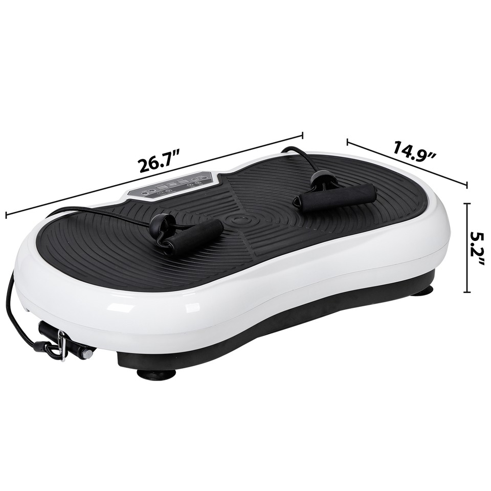 Full Body Massage Vibration Platform Machine Fitness Gym W/Bluetooth 3 ...