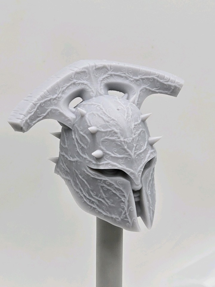 3d Printed CURSED KNIGHT HELMET HEAD #1 1:12 6" Classified Legends ...