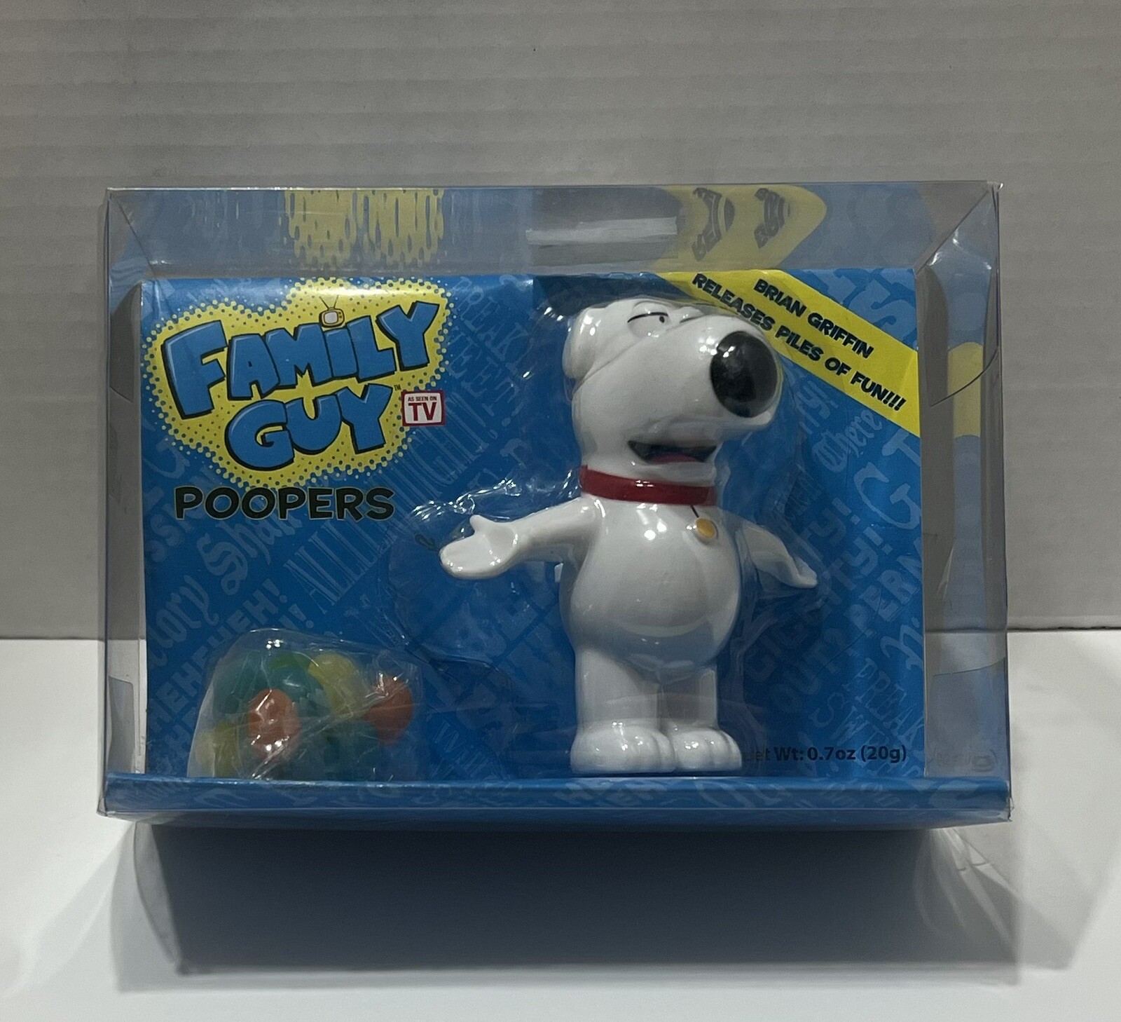 Candy Pooper New Family Guy Jelly Bean Brian Griffin Toy As Seen on TV ...