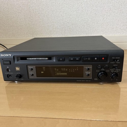 SONY MDS-S37 Minidisc Deck Player Recorder MD optical RCA Japan Parts ...