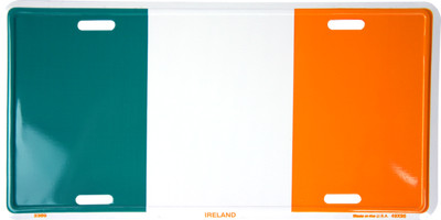 Ireland Flag License Plate Tag Wall Sign Man Cave FAST USA SHIPPING | eBay
