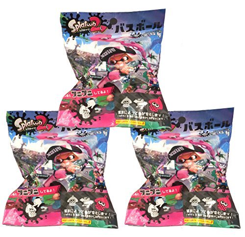 SPT461 Splatoon 2 Mascot Bath Ball Set of 3 Video Game Merchandise ...