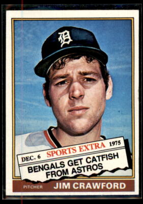 1976 Topps Traded Jim Crawford #428T Detroit Tigers | eBay