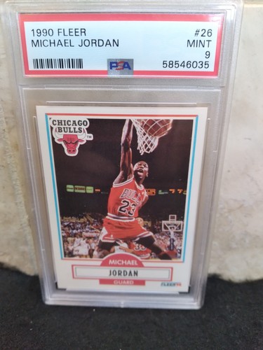 1990 Michael Jordan Fleer #26 PSA 9 Sharp Mint HOF-Early Card-Nice! | eBay