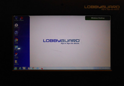LobbyGuard Scout Visitor Management Kiosk w/ Windows OS & Stand | eBay