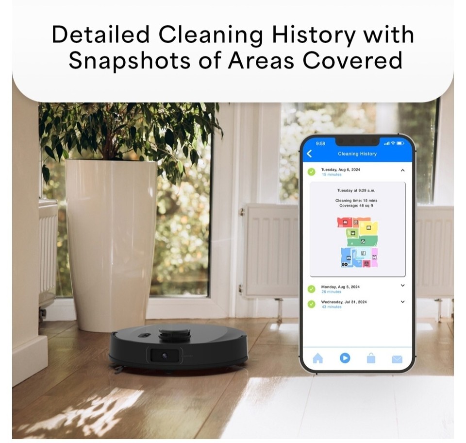 BObsweep Ultravision Self-Emptying Robot Vacuum Cleaner and Mop With ...