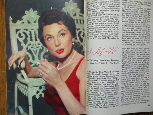 August 4, 1956 TV Guide Maga(LISA FERRADAY/DAVID NIVEN/GINNY KRUSE/RUTH ...