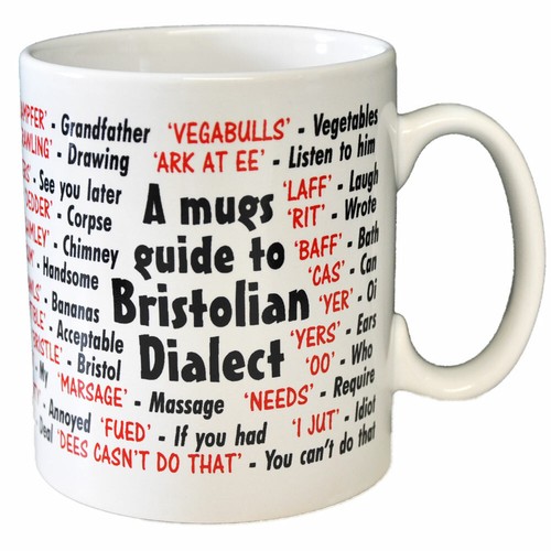Bristolian Dialect Translator Ceramic Coffee Mug - can be personalised ...