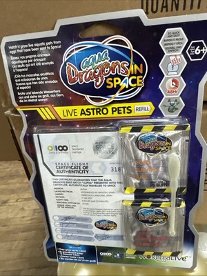 Aqua Dragons In Space Live Astro Pets Refill Pack 1 Pc W/ Eggs Food ...