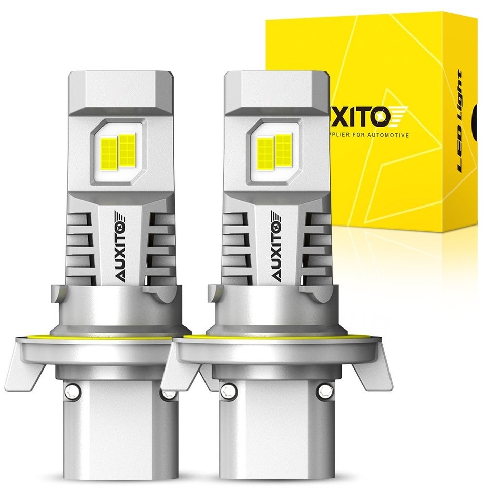 AUXITO H13 9008 LED Headlight Bulbs Kit High Low Beam 6500K Super ...