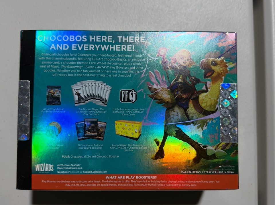 Magic The Gathering Final Fantasy Chocobo Bundle Box - SHIPS TODAY | eBay