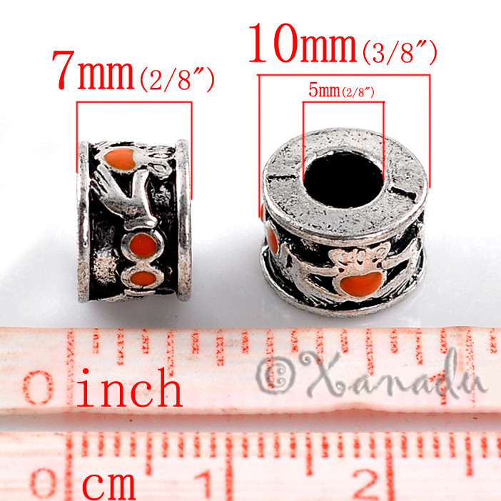 Red Irish Claddagh European Bead For European Charm Bracelets And ...