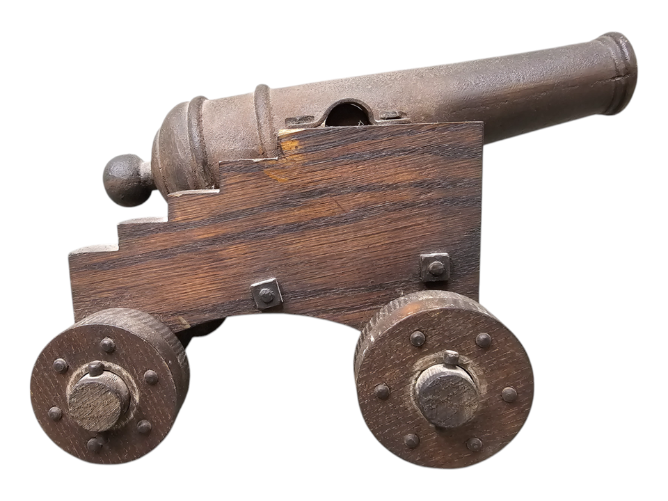 1800'S Miniature Black Powder Cannon - Black | eBay