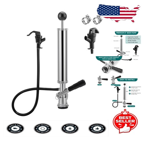 Efficient Hand Pump Beer Tap Dispenser - Perfect for Kegerators and ...