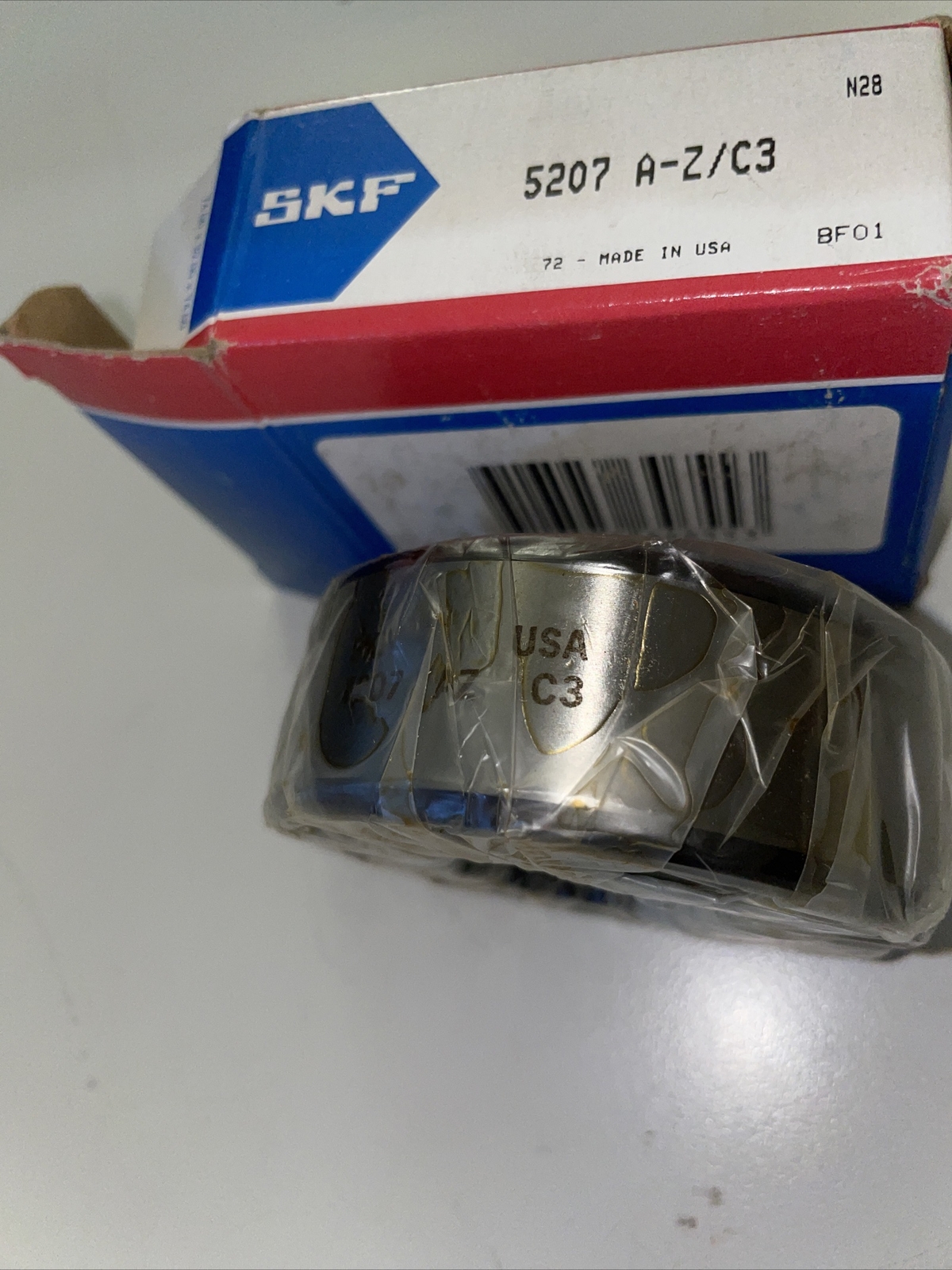 SKF 5207 A-Z / C3 Ball Bearing Shield USA Angular Contact New In Box | eBay