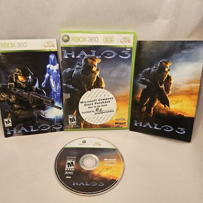 RARE Halo 3 - Xbox 360 Microsoft Company Store Purchase Sticker "Not To ...