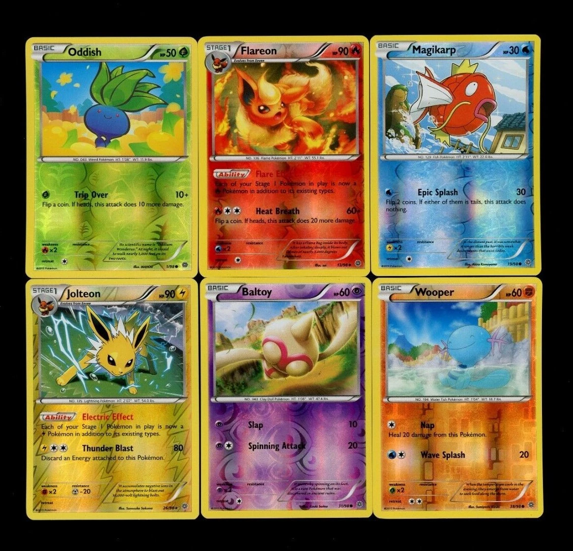 Assortment of Holofoil Pokémon Cards - Trading Cards