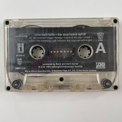 Nine Inche Nails The Downward Spiral Cassette Tape 1994 (Tape Only No ...