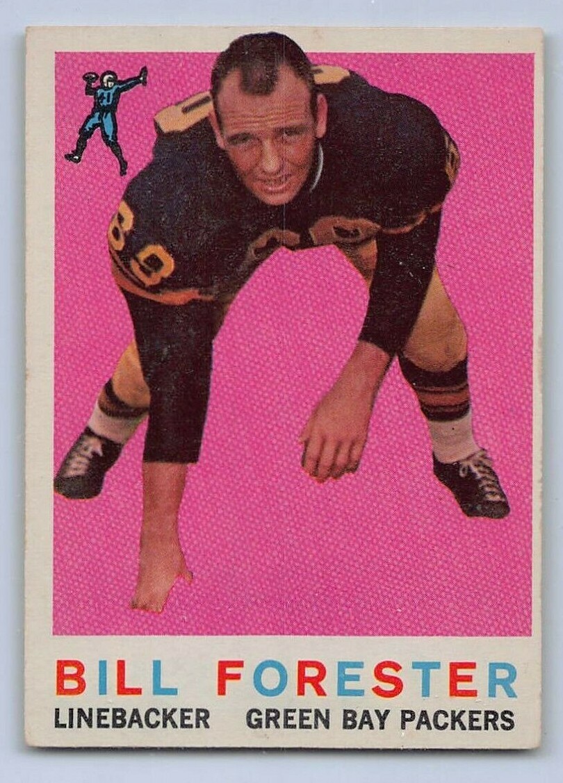 1959 BILL FORESTER - Topps Football Card - # 39 - GREEN BAY PACKERS | eBay