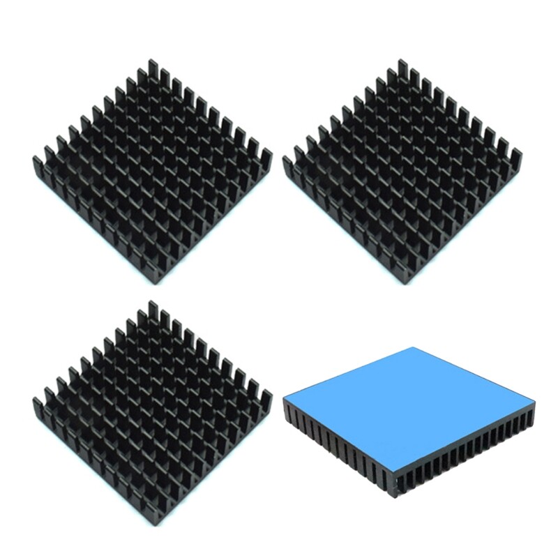 4pcs Aluminum Spiky Mini Heatsink 40x40mm Heat Sinks for CPU SSD Router ...
