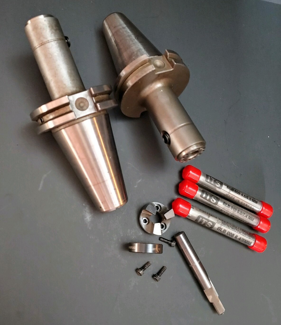 8pc Emuge CAT40 Carbide Spot Face Port Cutter Modular Tooling Porting ...