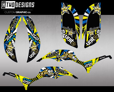 ETON VIPER 50 / 70 / 90 GRAPHICS QUAD STICKERS DECALS STICKER GRAPHIC ...