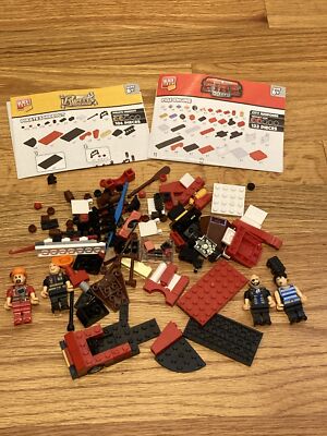 Block Tech Building Block Sets Fire Engine + Pirate Adventures Hideout ...