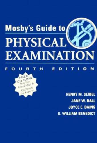 Mosbys Guide to Physical Examination (Book CD-ROM) - Hardcover - GOOD ...