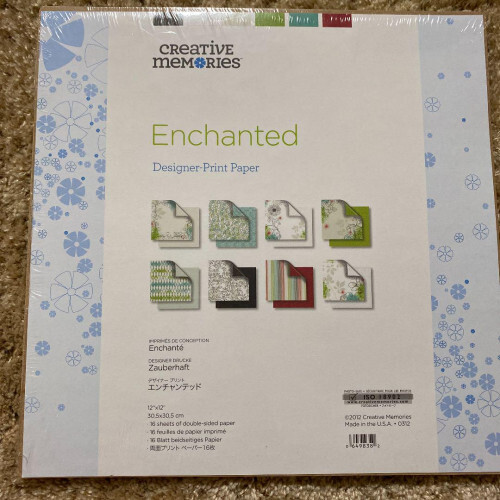 Creative Memories Designer Print Paper Enchanted | eBay