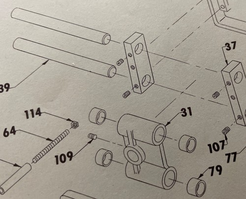 Foley (Belsaw) Model 387 Automatic Saw Filer Part - Slide Assembly ...