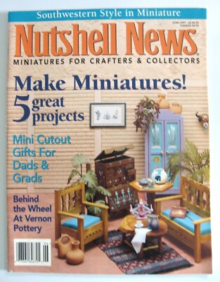 NUTSHELL NEWS MAGAZINE - JUNE 1997 - GOOD - ALL PAGES INTACT - VINTAGE ...