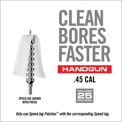 .45 cal Real Avid Nickel Plated Speed Jag & Patches | eBay