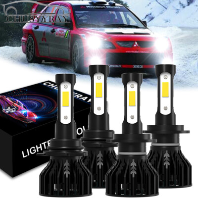 For Mitsubishi Outlander 2017 2018 2019 LED Headlight High Low Beam ...