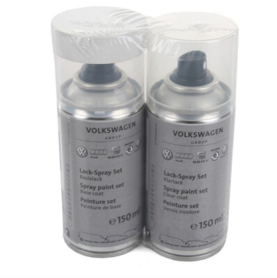 Original Volkswagen Audi Lackspray-Set LC9X Deep-Black Perleffekt ...