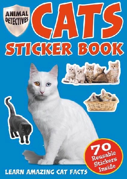 ANIMAL DETECTIVES CATS STICKER BOOK - EDUCATIONAL - CHILDRENS - FAST ...
