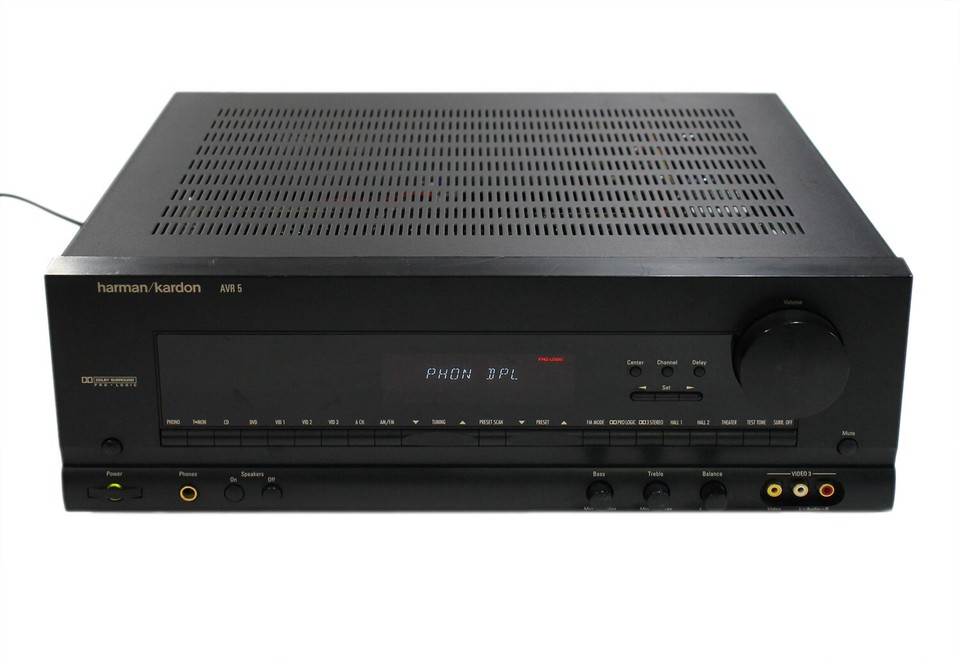 MINT FULLY RESTORED VINTAGE HARMAN/KARDON AVR5 A/V STEREO RECEIVER ...