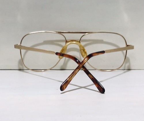 GALLERY KENMARK 56mm SQUARE GOLD METAL MEN'S EYEGLASSES OPHTHALMIC ...
