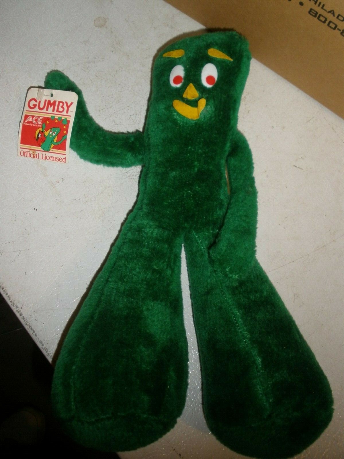 Vintage 1988 GUMBY Plush ACE NOVELTY CO 14" Stuffed animal toy (P44) | eBay
