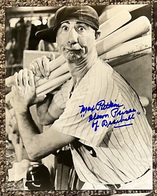 Max Patkin signed Clown Prince of Baseball 8x10 photo. Bull Durham ...